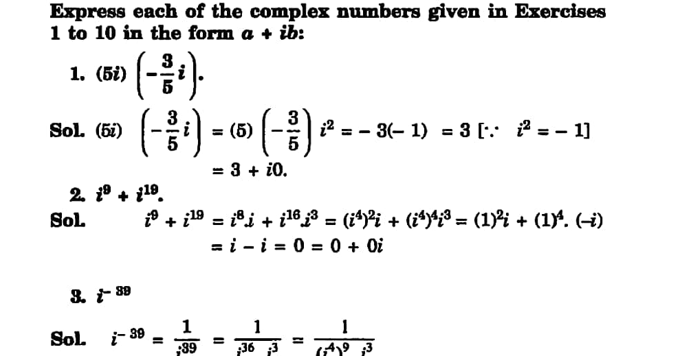 Complex numbers class 11 math - Studypur