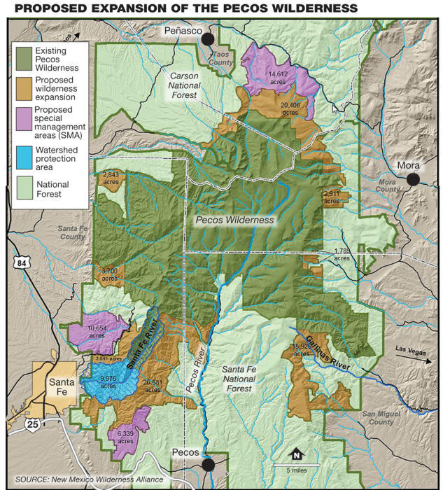 THE WESTERNER: Plan to expand Pecos Wilderness facing resistance