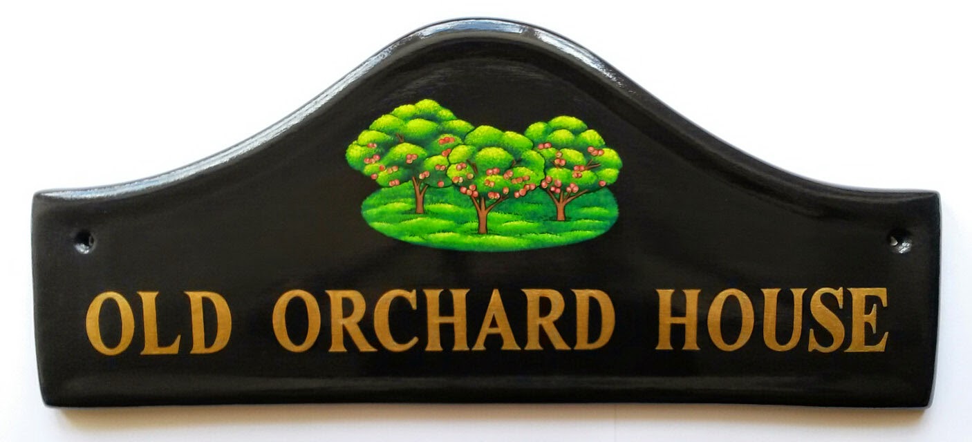 Hand Painted House Signs by Ceramic Art: Traditional House Signs and ...