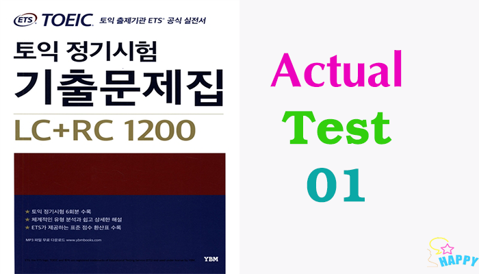 Listening TOEIC TEST LC 1200 - Actual Test 01 - Chia sẻ kiến thức TOEIC