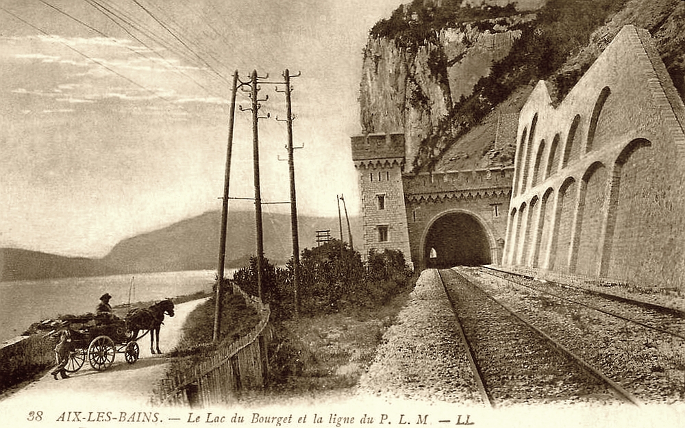 transpress nz: elaborate tunnel portal of Brison-Saint-Innocent, France