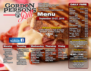 Gordon Persons Grill: 2019