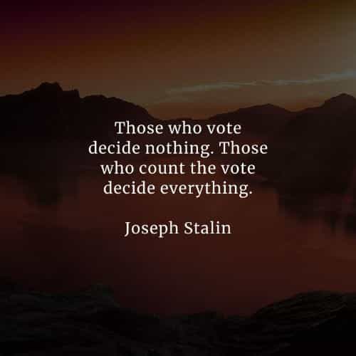 40 Famous quotes and sayings by Joseph Stalin