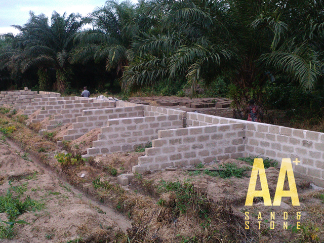 AA+ SAND AND STONE GHANA: SIX INCH SOLID BLOCKS FOR SALE IN ACCRA