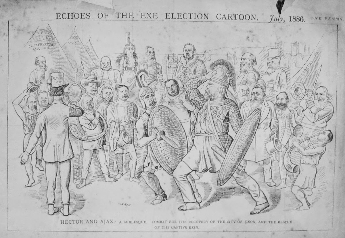 Exeter Working Papers in Book History: Election ephemera: cartoons