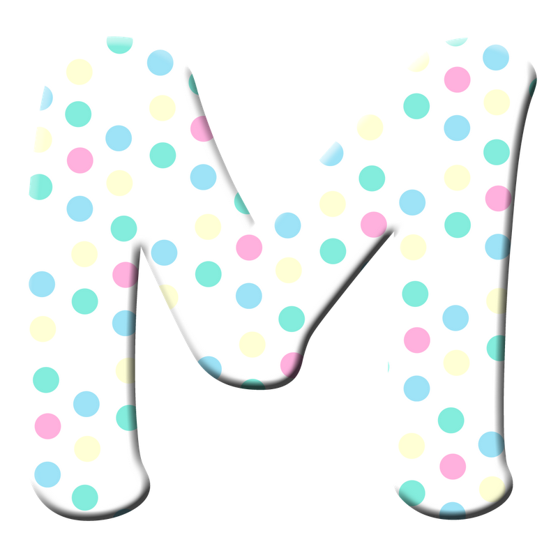 GRANNY ENCHANTED'S BLOG: "Pastel Dots" PNG Free Scrapbook Alphabet