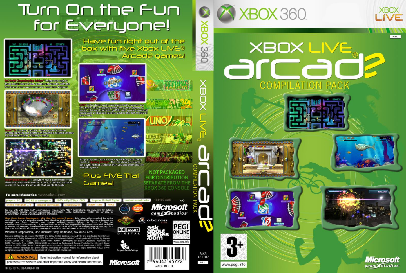 Xbox 360 Arcade Back