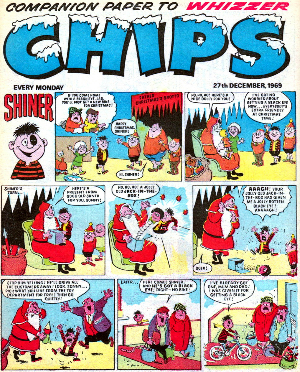 CRIVENS! COMICS & STUFF!: WHIZZER & CHIPS FIRST CHRISTMAS ISSUE COVERS - PLUS BONUS...