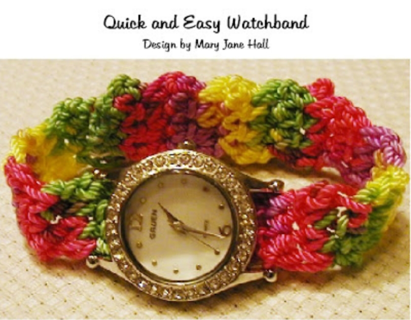 Positively Crochet!: Free Crochet Pattern - Quick and Easy Watchband