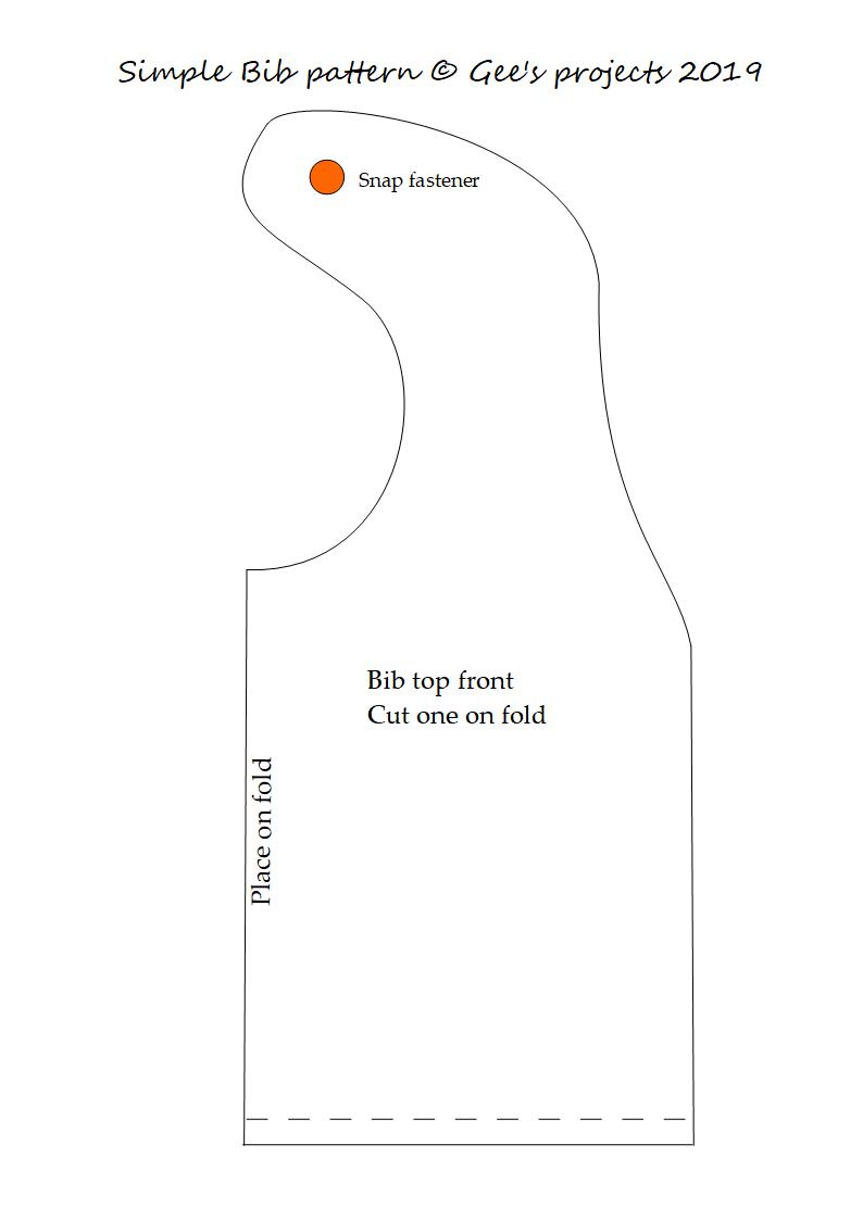 Gee's Projects: Sew a gorgeous baby's bib..free pattern