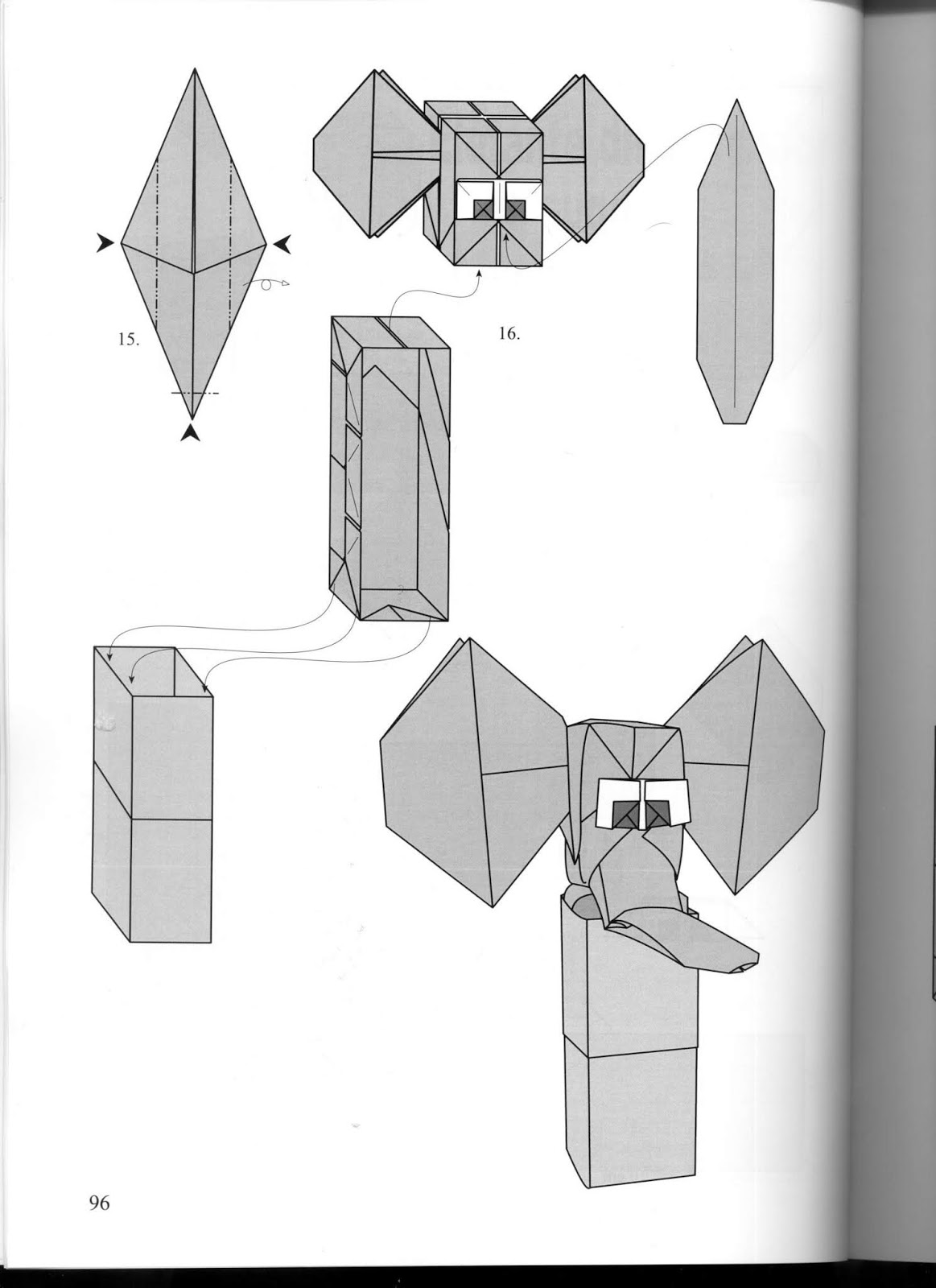 Origami Cartoon 4 Original - Ruby Book Origami