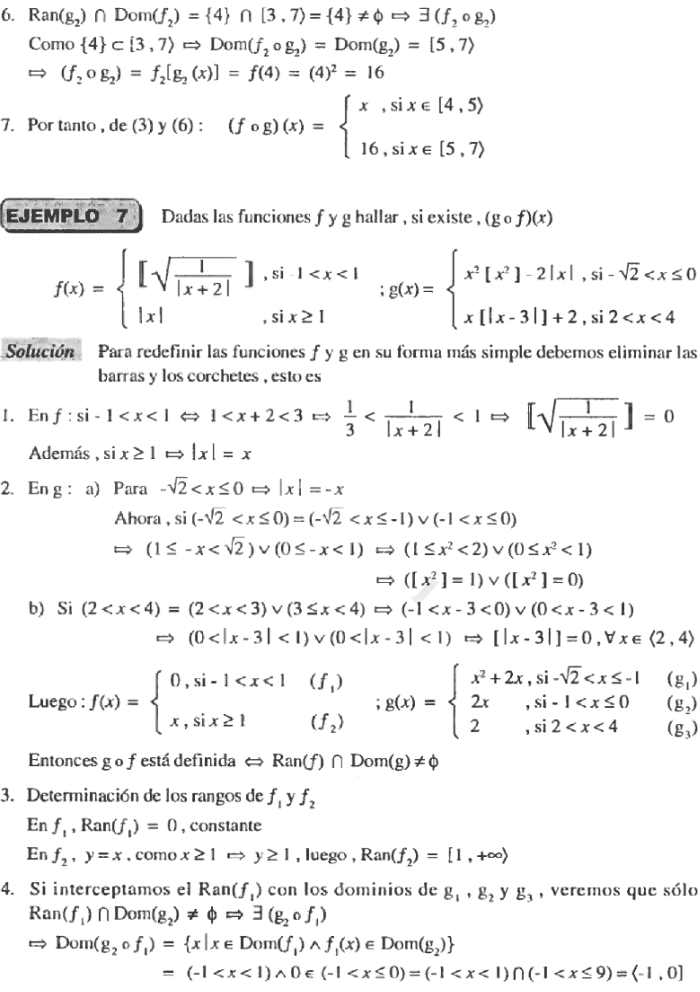 FUNCIONES COMPUESTAS EJEMPLOS Y EJERCICIOS RESUELTOS PDF