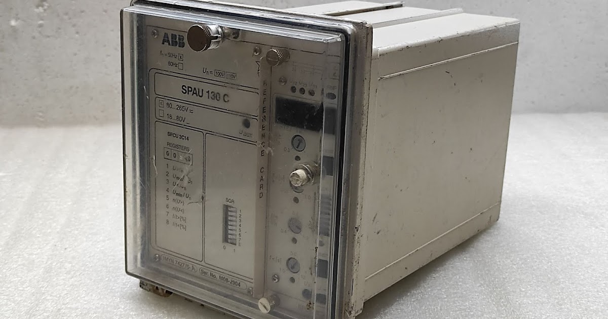 ABB SPAU 130 C 3-PHASE VOLTAGE RELAY 1MYN 742775-A