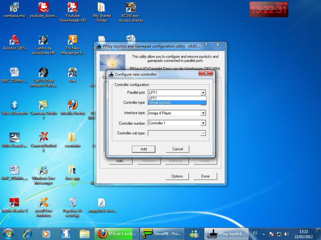 glovepie ppjoy: tutorial glovepie y ppjoy