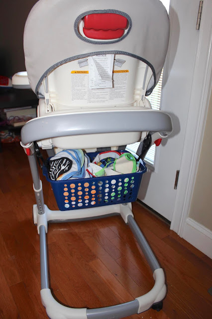 Mom Hack: High Chair Baby Bib Holder