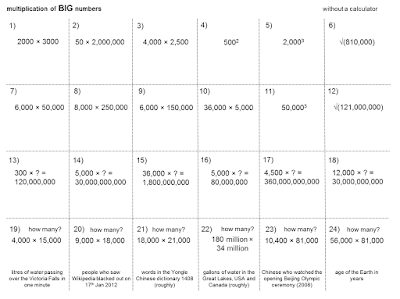 MEDIAN Don Steward mathematics teaching: multiplication of big numbers