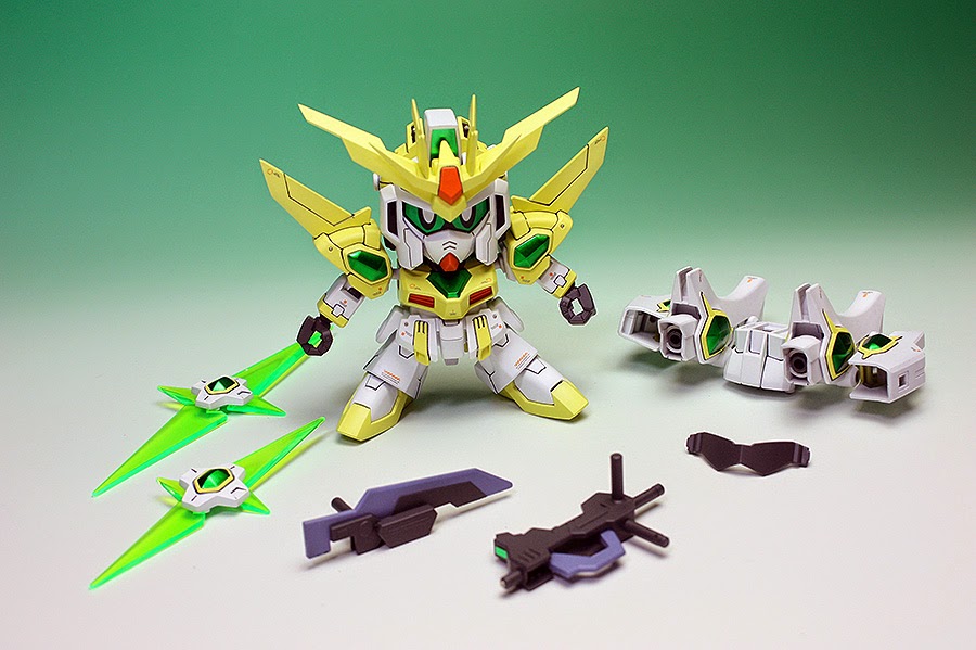 Custom Build: SDBF Star Winning Gundam + Real Form
