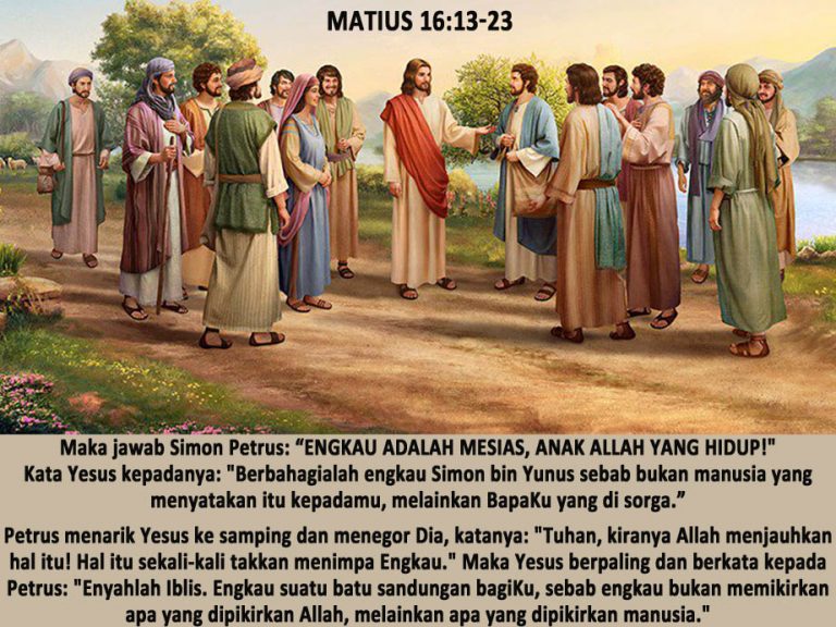 RENUNGAN ROHANI KATOLIK: YESUS ADALAH ANAK ALLAH YANG HIDUP