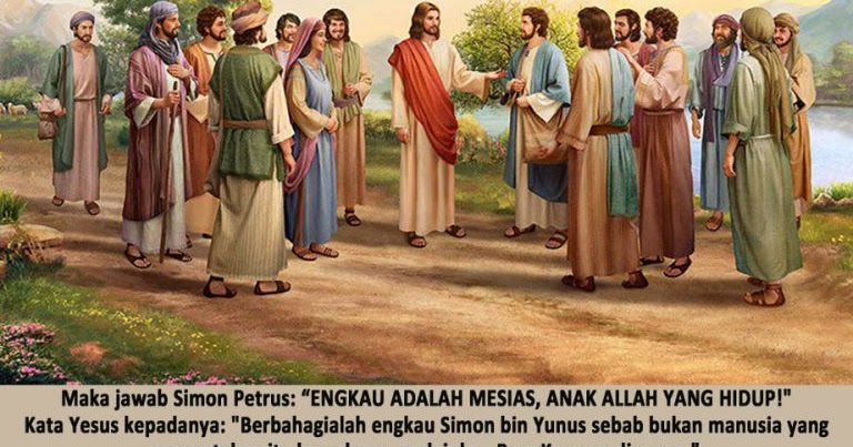 RENUNGAN ROHANI KATOLIK: YESUS ADALAH ANAK ALLAH YANG HIDUP