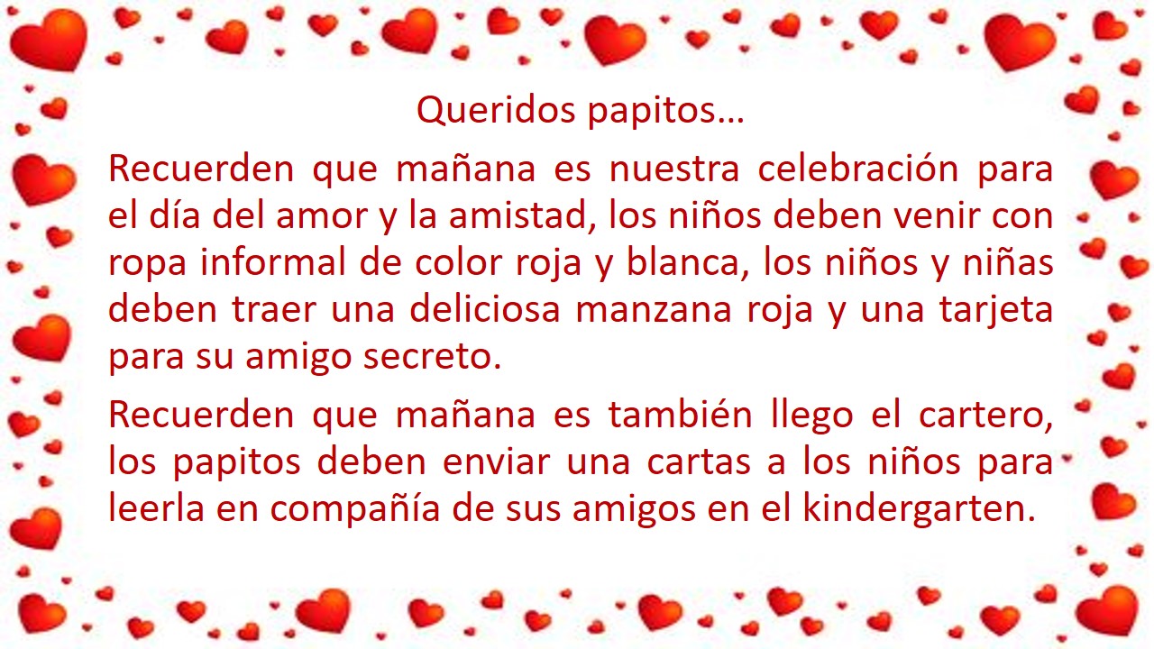 Proyectos Educativos: amor y amistad