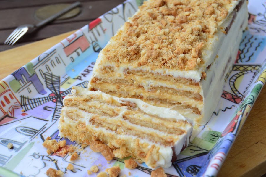 Tarta fría de limón y galletas | Cocina