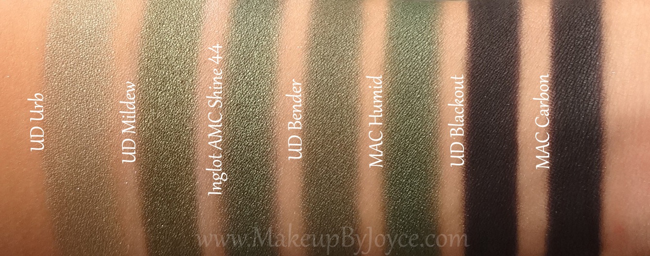 MakeupByJoyce ** !: Swatches + Comparison: Urban Decay New Reformulated ...