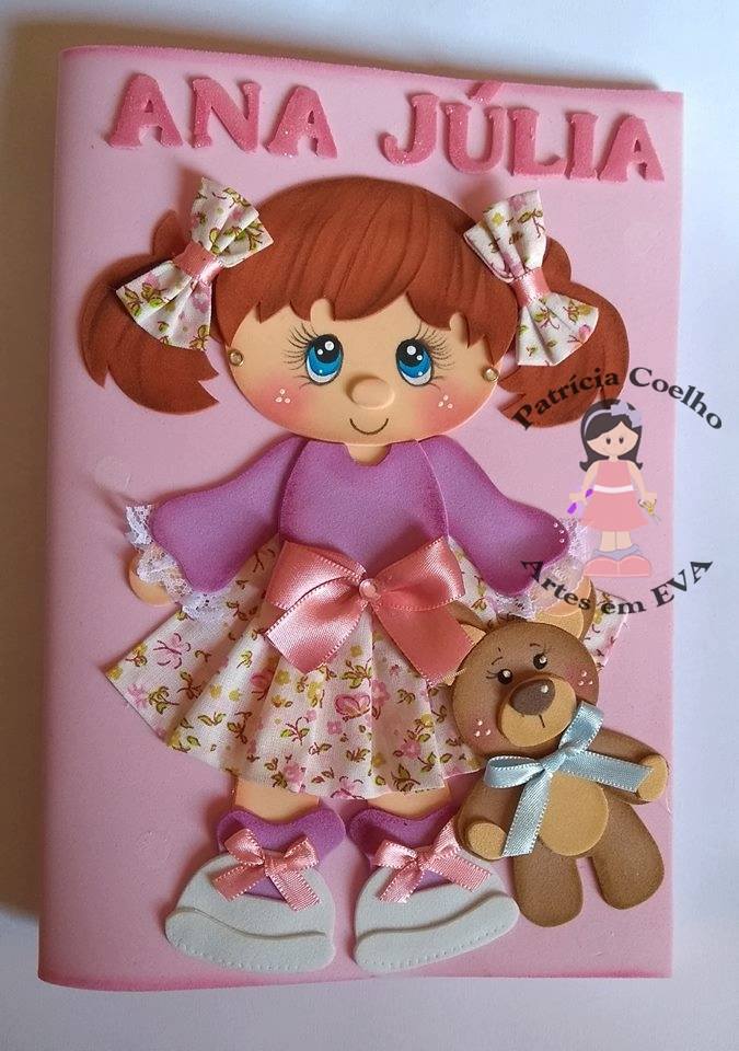 Eu Amo Artesanato: Bonecas em Eva com molde