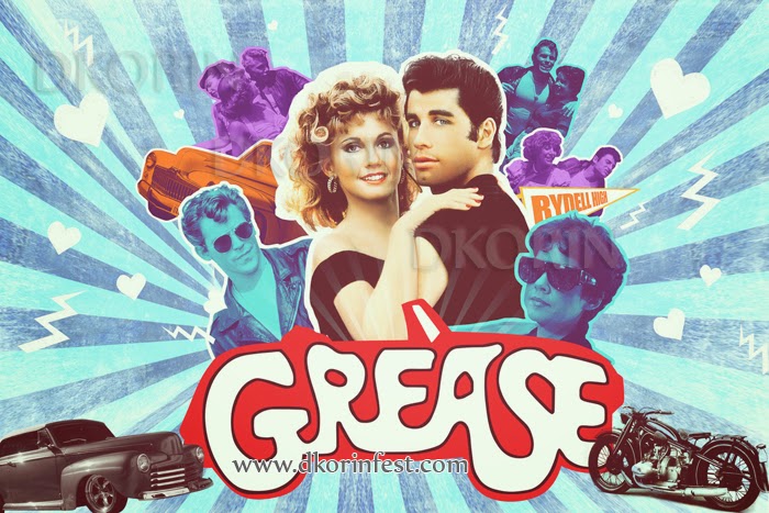 dkorinfest: Grease - Painel festa infantil banner display toten mdf