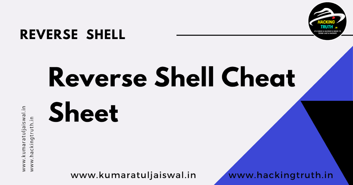 Reverse Shell Cheat Sheet Hacking Truth