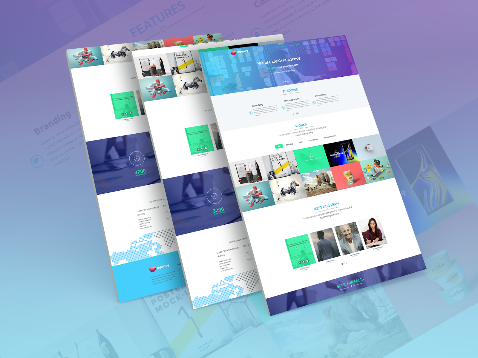 ONE PAGE UI AGENCY | Graphics Designer | Brand identity | Logo Designer ...