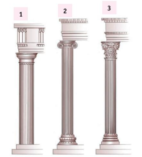 Veredas do Tempo: Imagem: Colunas gregas