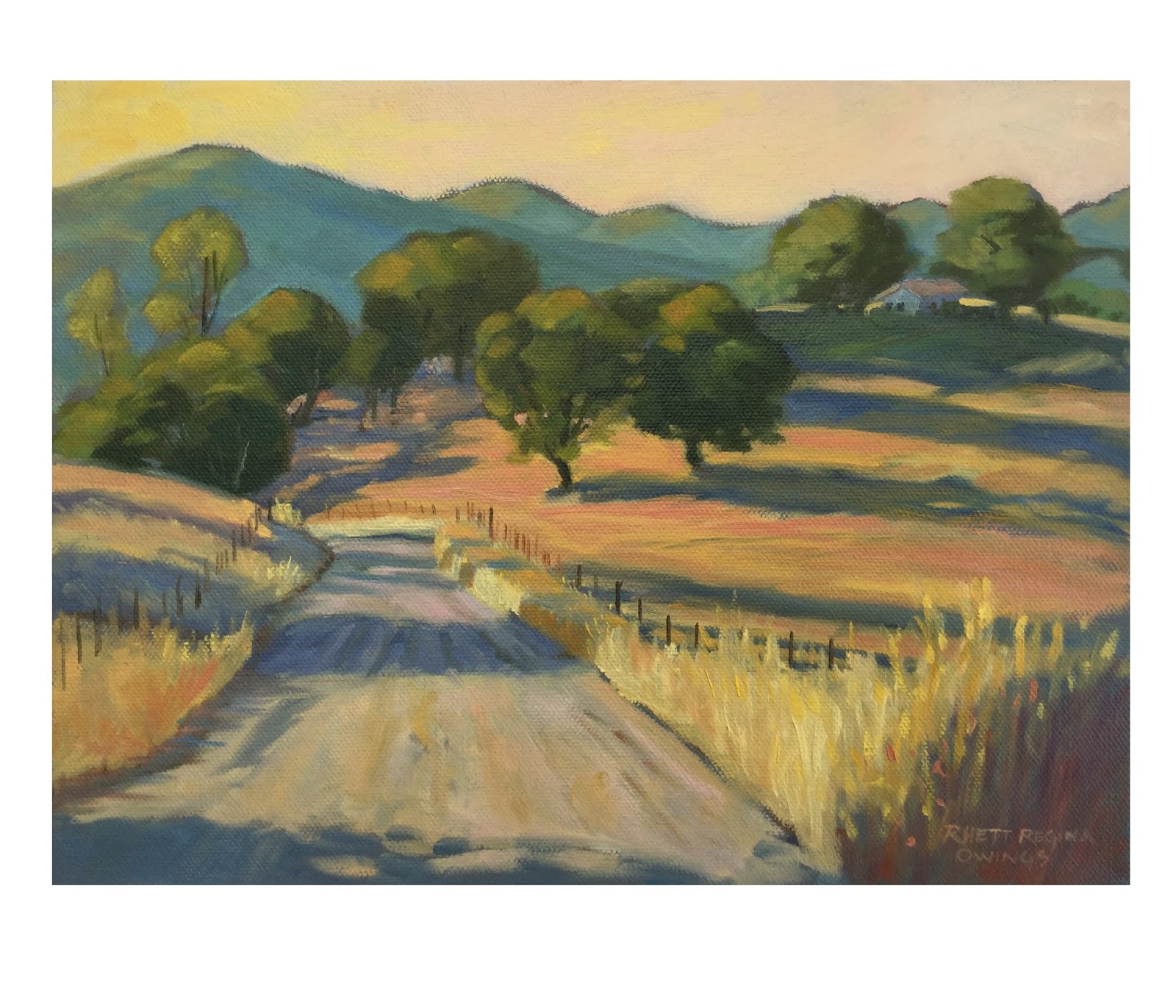 Rhett's Art Studio Blog: California Foothill Painting Series