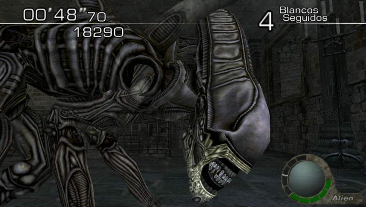 GabrielGantz Resident Evil 4 Modding : Xenomorph - Alien - por Hunk