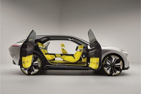 Renault Reveal a new Model electric car that supports changing and ...