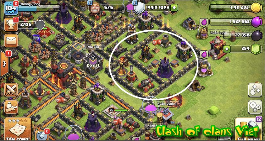 Đại bác Cannon COC 2019 | Clash of Clans Việt