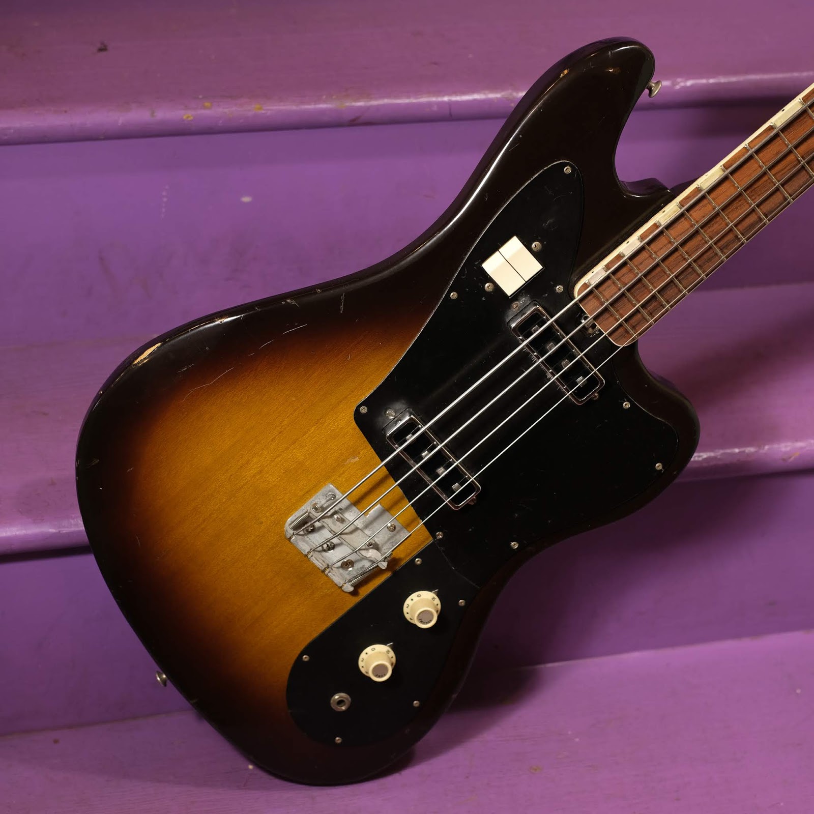 1960s Teisco EB-200 Electric Bass Guitar