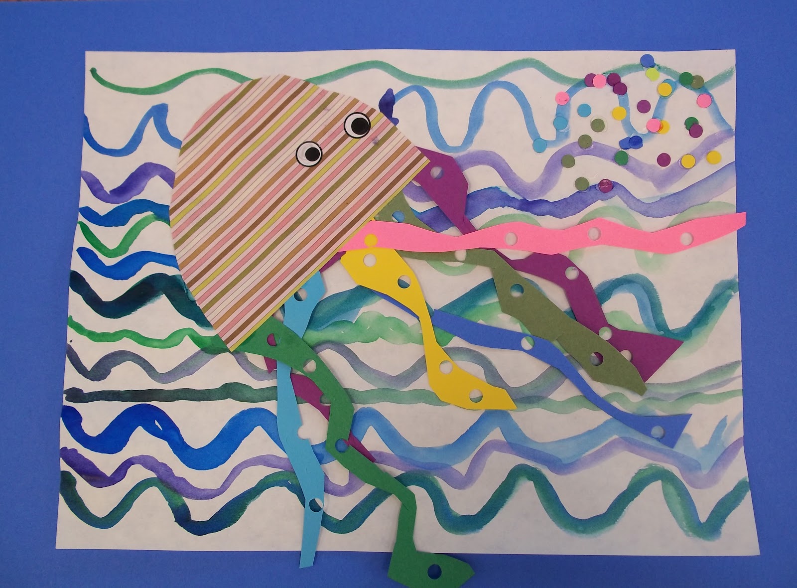 Mrs. Knight's Smartest Artists: Collage and Illustration, 1st grade