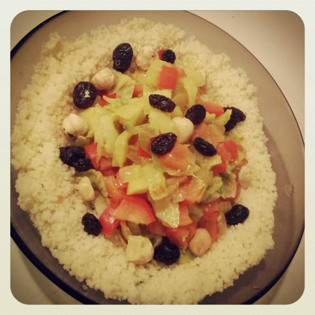 Vegeteando, que es gerundio: Cuscús con verduras