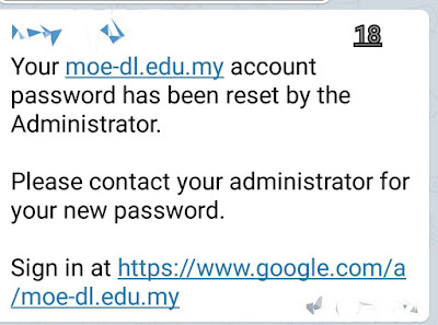 CARA RESET PASSWORD GURU DAN MURID AKAUN GOOGLE CLASSROOM MOE / DELIMa ...