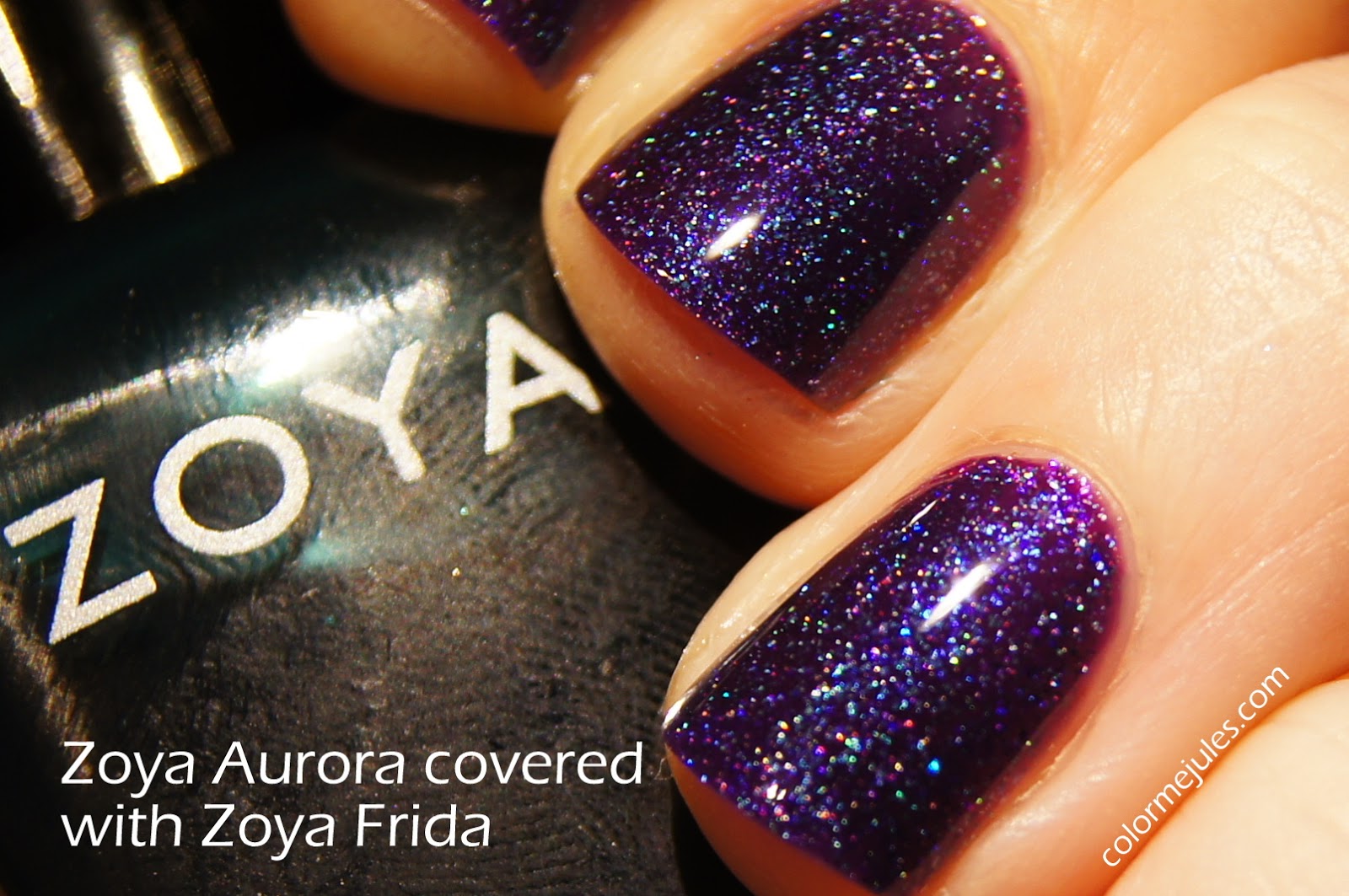 Color Me Jules: A great Zoya combo, Zoya Aurora and Zoya Frida