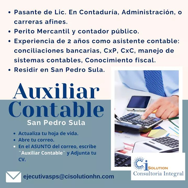 Auxiliar Contable - SPS