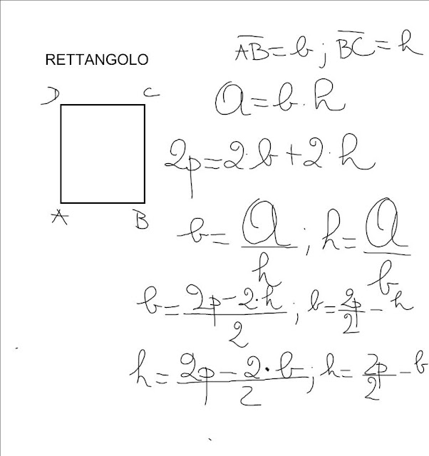 Prof. Mapetroni: Formule del rettangolo