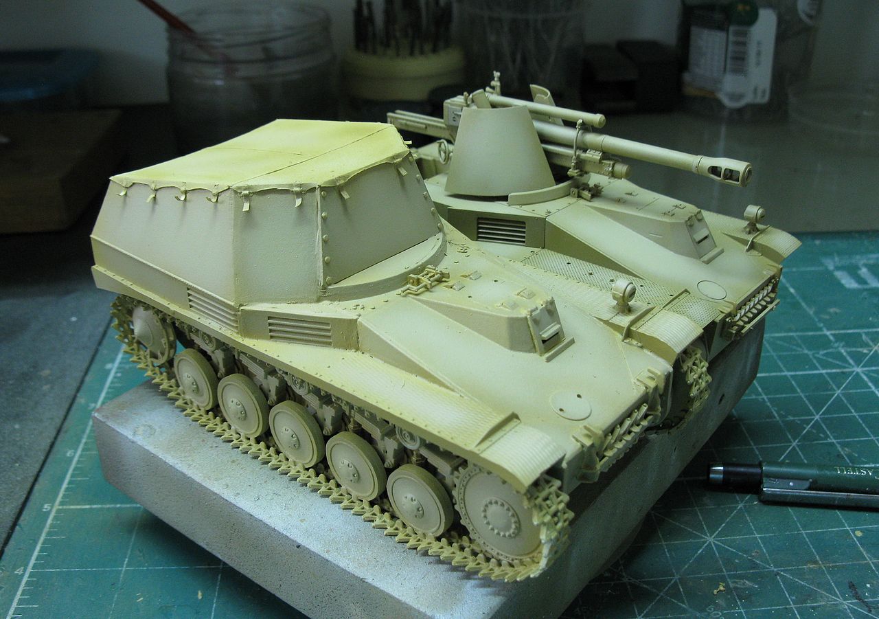 Panzerserra Bunker- Military Scale Models in 1/35 scale: Wespe - 10.5 ...