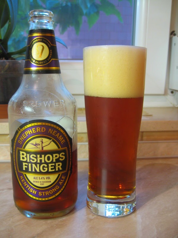 Sörök bemutatója, tesztje: Bishops Finger Kentish Strong Ale - 5.4%