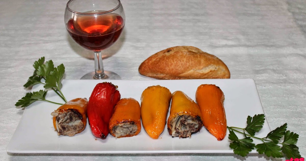 Mis Recetas: Mini Pimientos rellenos de patata y morcilla