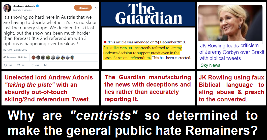 Why are "centrists" so immune to the concept of counter-productive ...