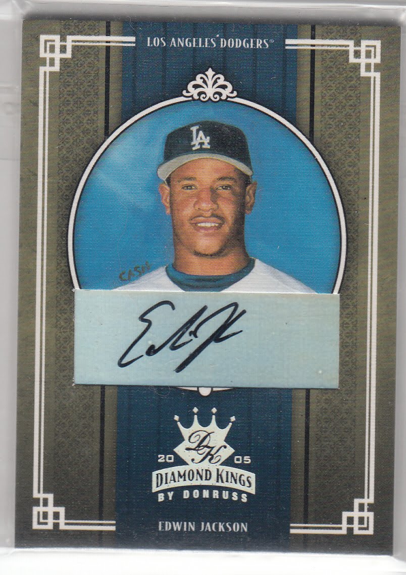 Dodgers Blue Heaven: Auto Collection: Edwin Jackson Diamond Kings