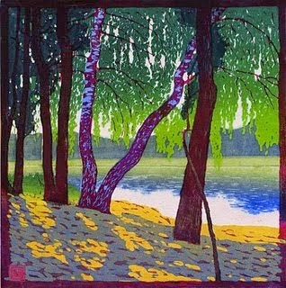 Modern Printmakers: Modern Wood Block Prints at Brown-Robertson Gallery ...