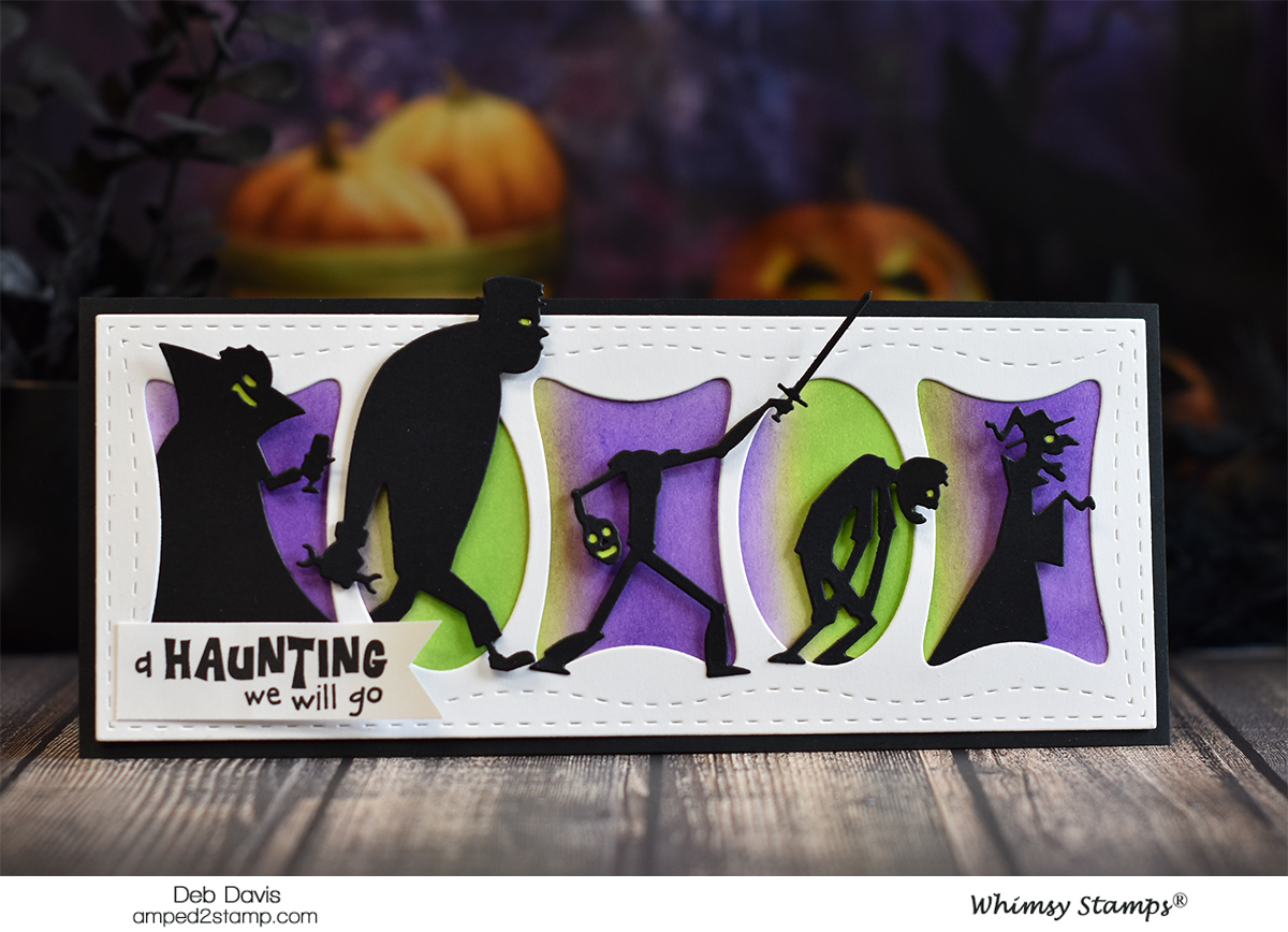 Monster Parade Slimline - NewAmped2Stamp