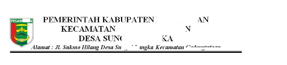 ARTI KOP SURAT, CONTOH KOP SURAT DAN CARA MEMBUAT KOP SURAT